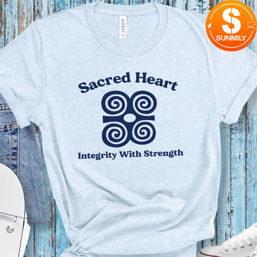 Sacred Heart Integrity With Strength PNG file template | Sunmily